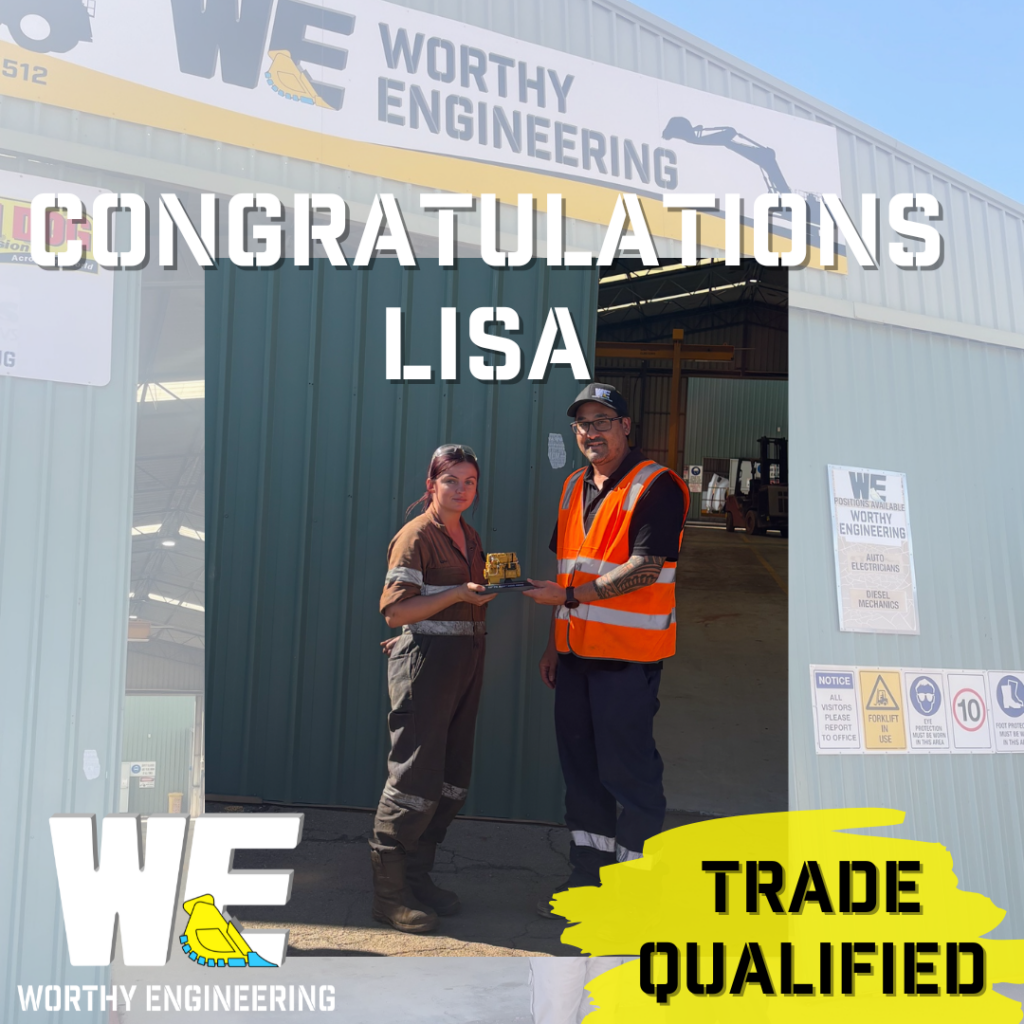 Celebrating Lisa Bartlett-Torr: HD Mechanic Apprenticeship Completion - Worthy Engineering